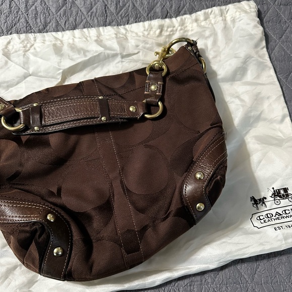Coach | Bags | Coach Chocolate Brown Shoulder Bag | Poshmark